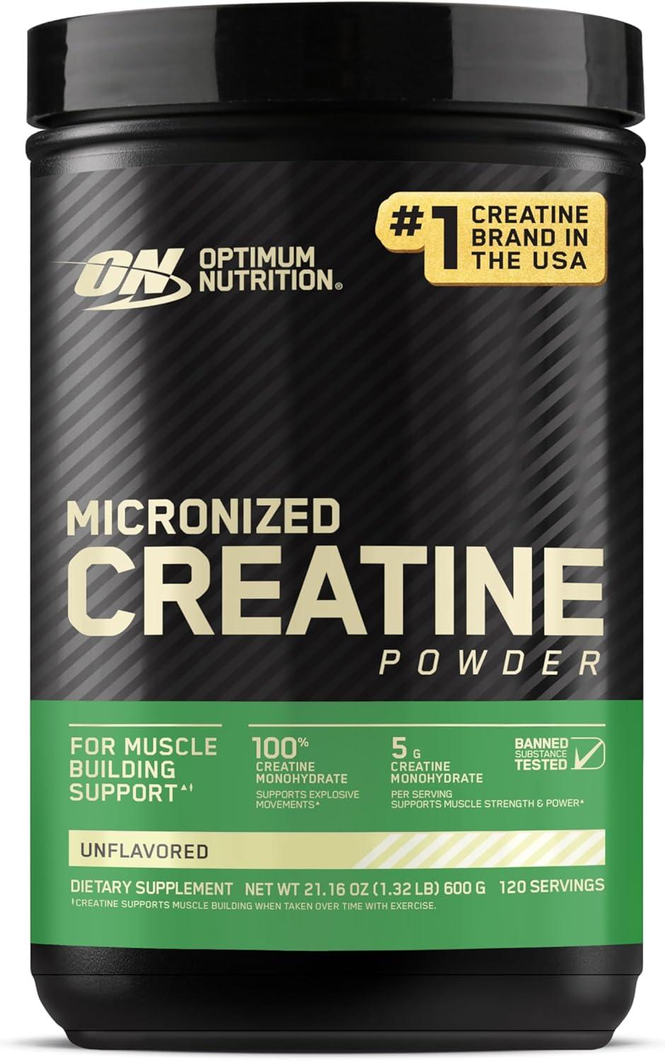Best Creatine Powder - Optimum Nutrition Unflavored 120-Serving Review