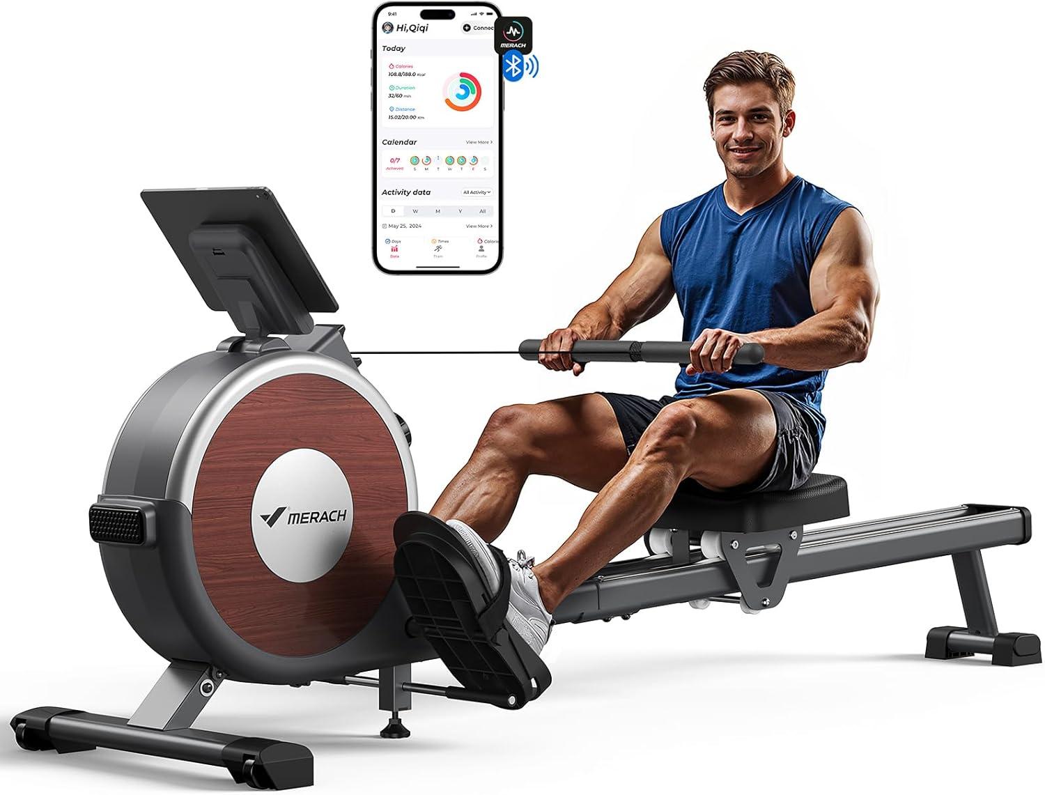 Best Rowing Machine - MERACH Magnetic Rower with 16 Levels Review