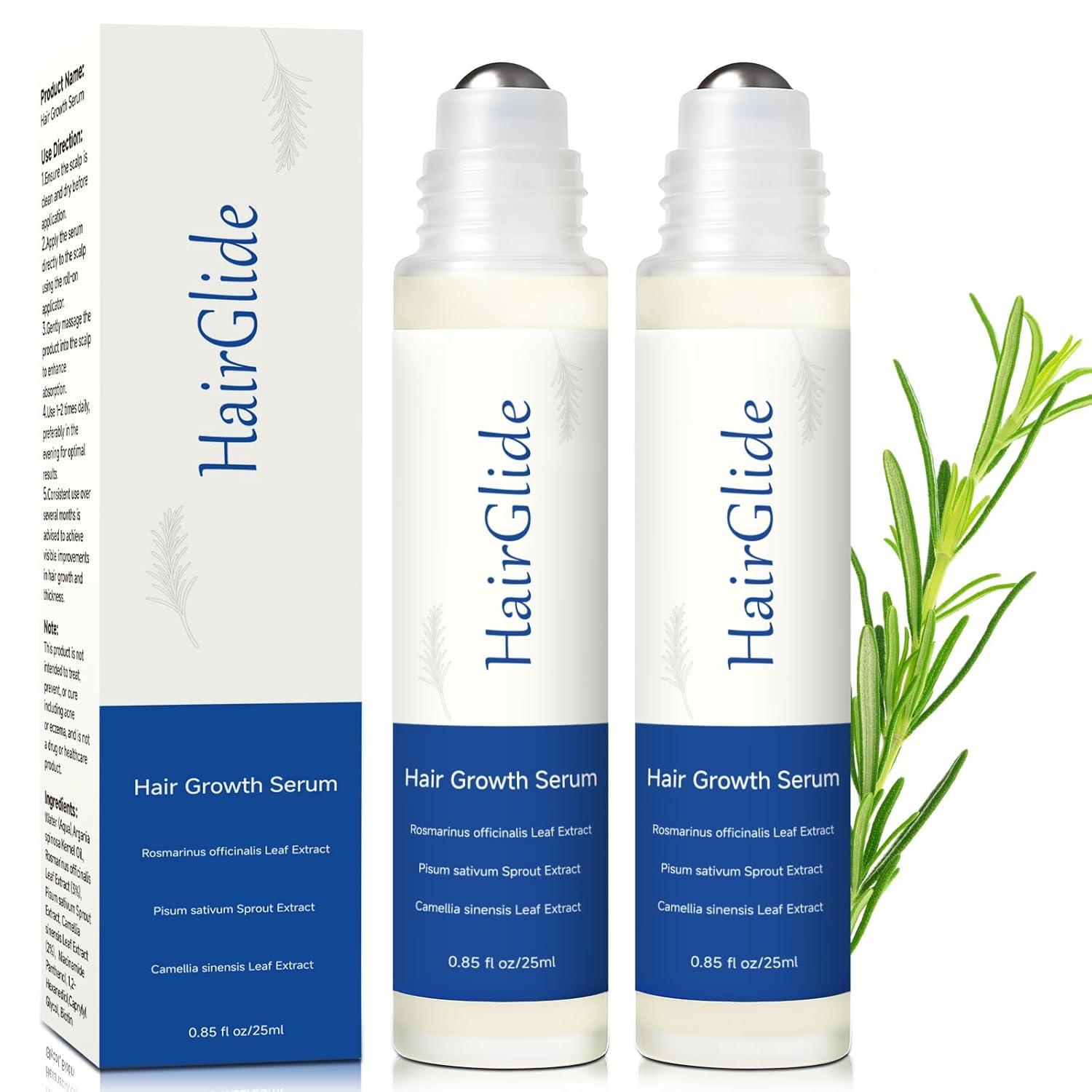 Best Hair Growth Serum - Rosemary Oil Roll On for Thicker Hair Review