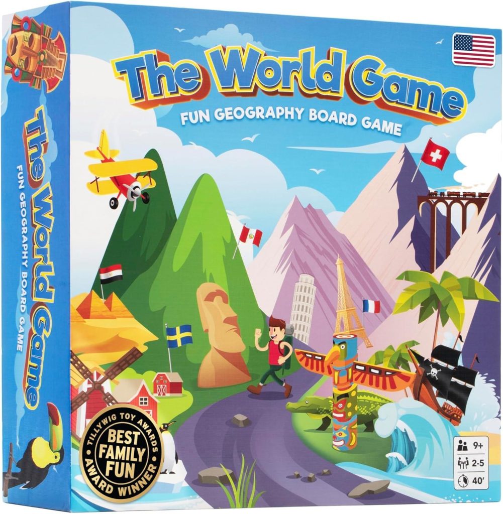 Best Educational Game – The World Game – Fun Geography Board Game ...