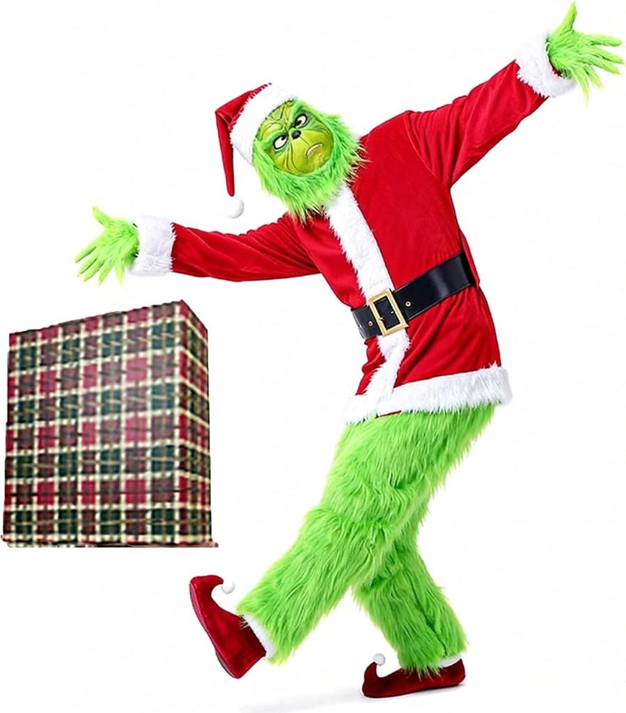 Best Christmas Costume – casapre Santa Suit with Monster Mask Review ...