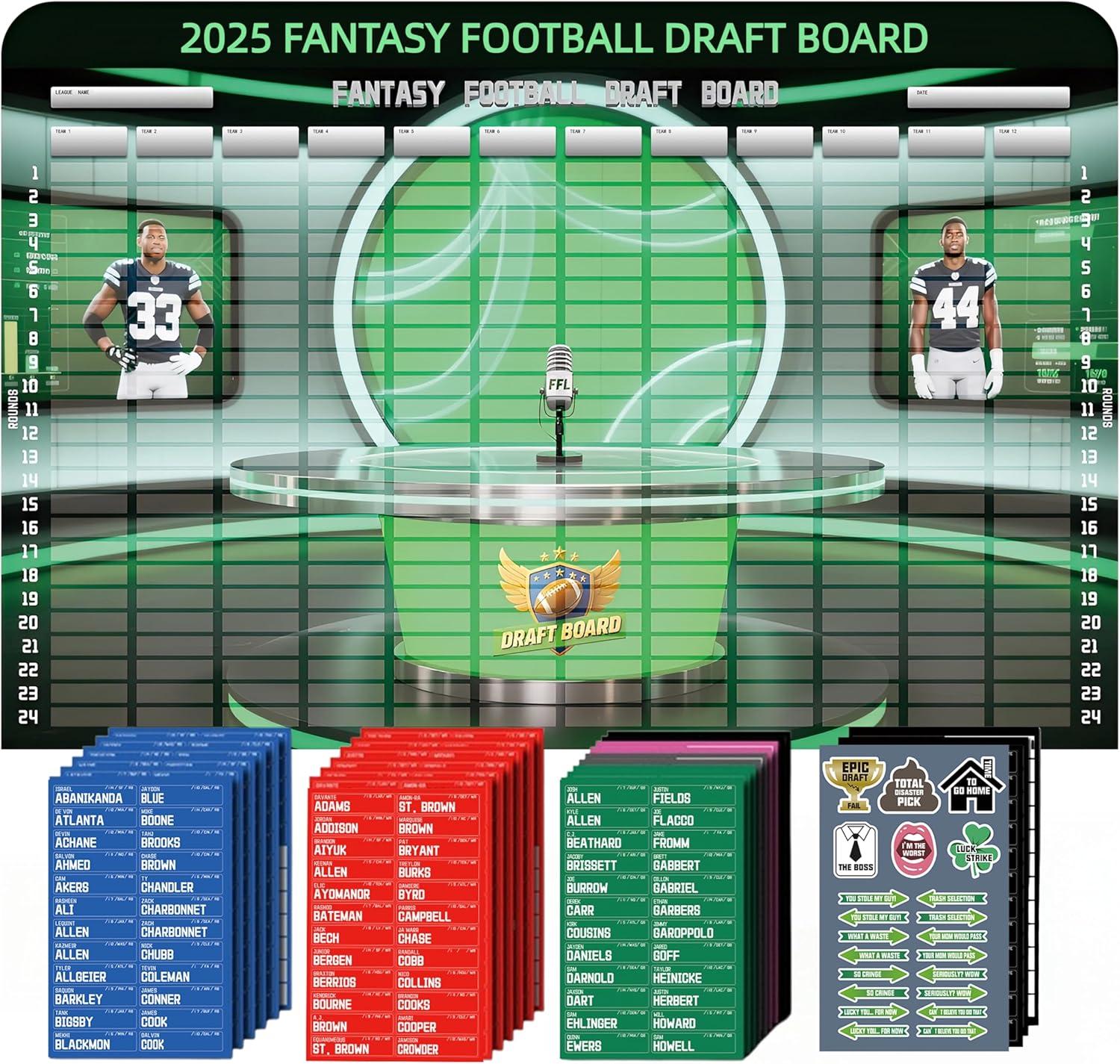 Fantasy Football Draft Board: Broadcast-Style Look & Smack Talk ...