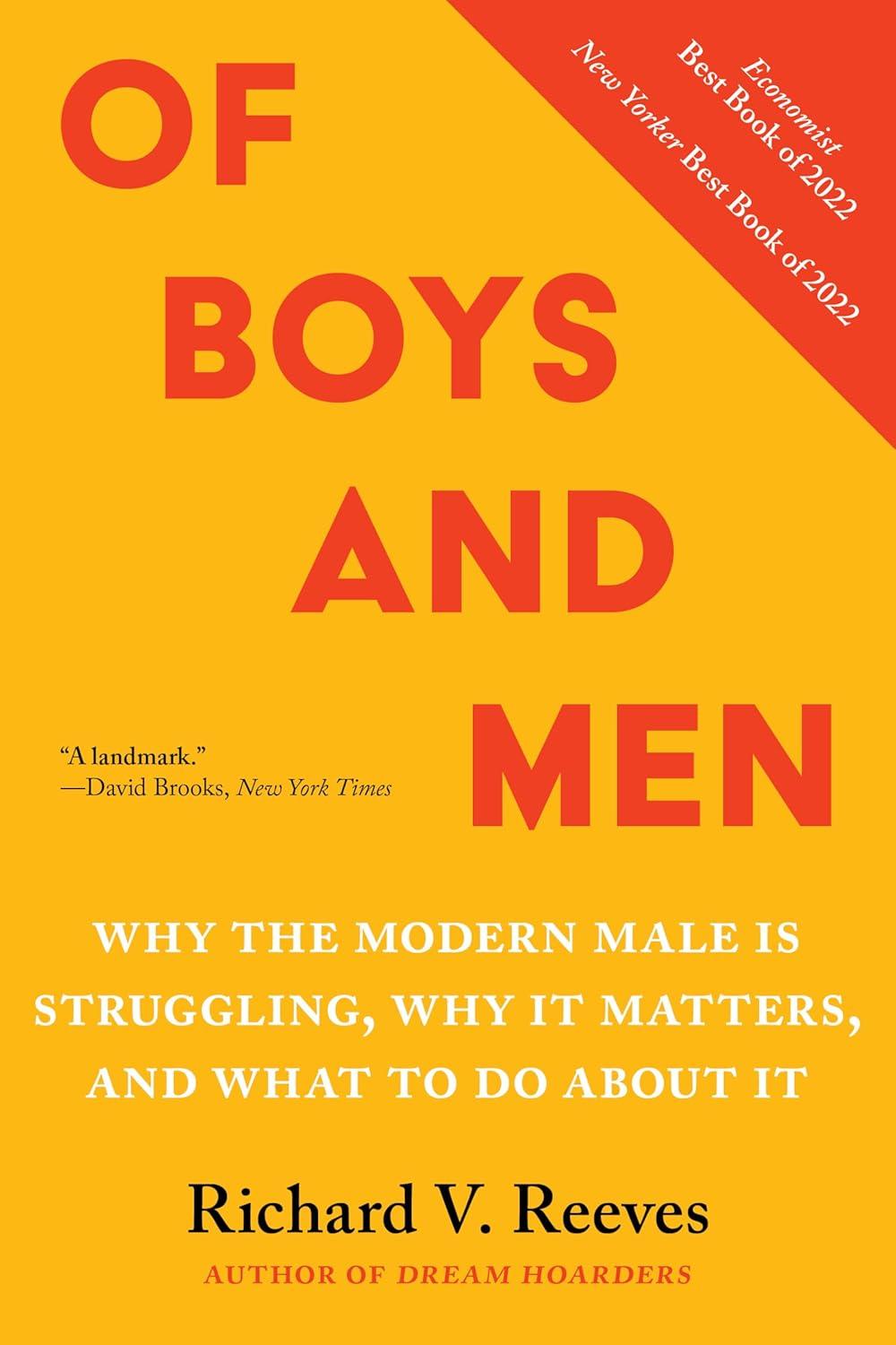 Best Book - Of Boys and Men: Why the Modern Male Is Struggling Review